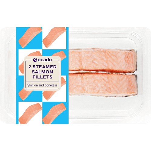 Ocado 2 Steamed Salmon Fillets (180g) - Compare Prices & Where To Buy ...