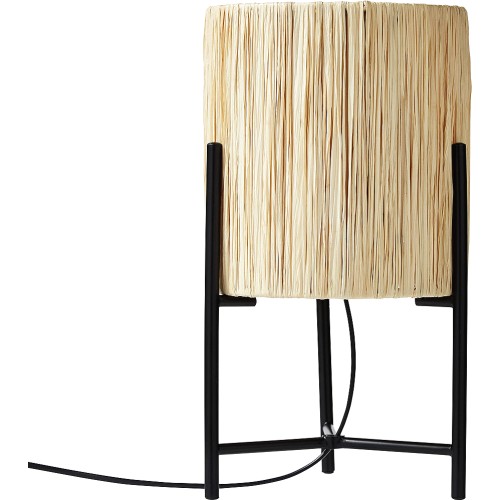 Habitat Med Raffia & Linen Table Lamp - Compare Prices & Where To Buy ...