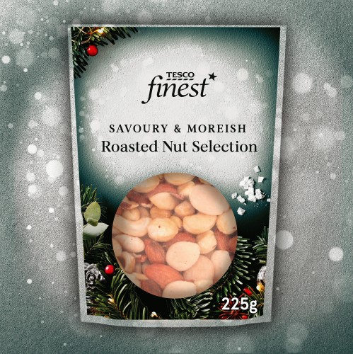 Tesco Finest Roasted Nut Selection With Sea Salt225g - Compare Prices ...