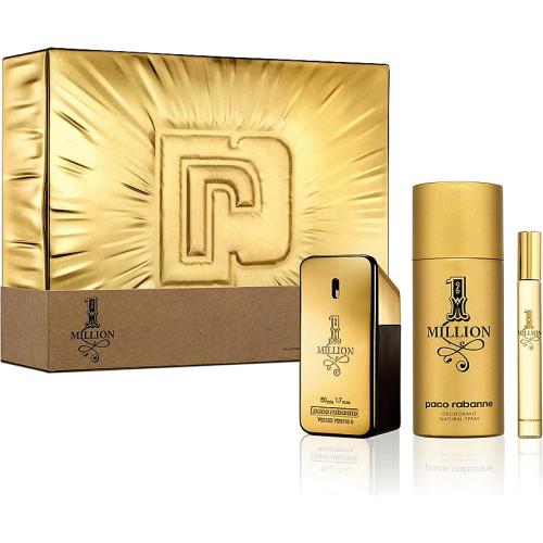 Paco Rabanne 1 Million Eau de Toilette & Deodorant Spray Gift Set (50ml ...