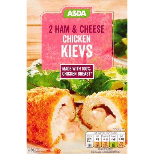 ASDA 2 Ham & Cheese Chicken Kievs (250g) - Compare Prices & Where To ...