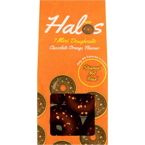 Halos 7 Mini Doughnuts Chocolate Orange Flavour (7) - Compare Prices ...