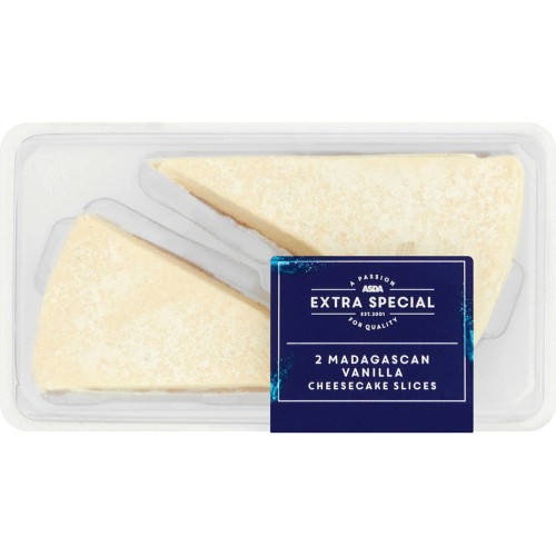 ASDA Extra Special Madagascan Vanilla Cheesecake Slices (2) - Compare ...