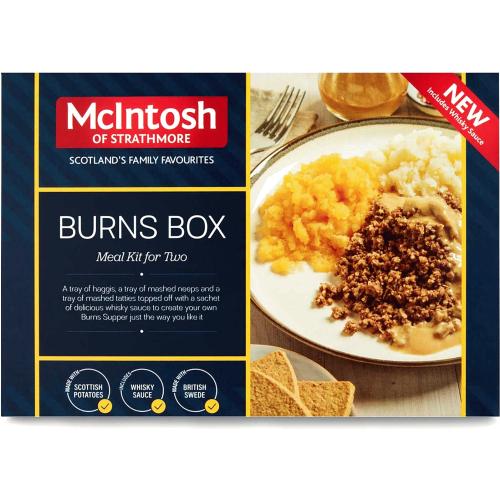 Mcintosh Of Strathmore Burns Box Meal Kit For Two (900g) - Compare ...