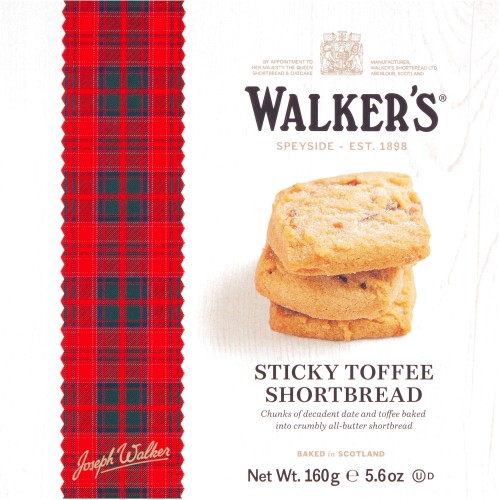 Walker's Sticky Toffee Shortbread (160g) - Compare Prices & Where To ...