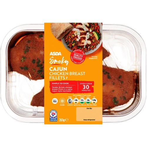 ASDA Smoky Cajun Chicken Breast Fillets (265g) - Compare Prices & Where ...