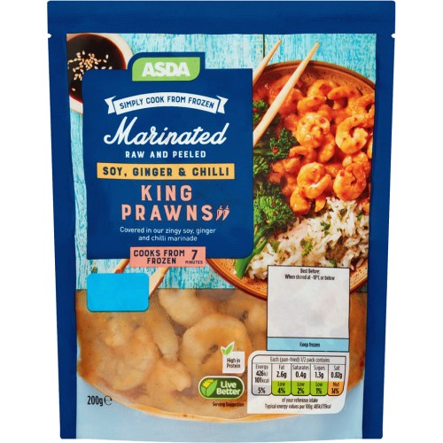 ASDA Soy Ginger & Chilli King Prawns (200g) - Compare Prices & Where To ...