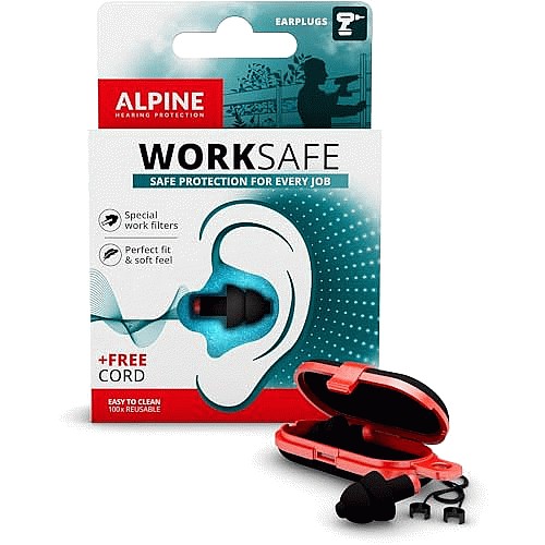 Alpine WorkSafe Ear Plugs for Work & DIY Reduce Machine Noises with ...