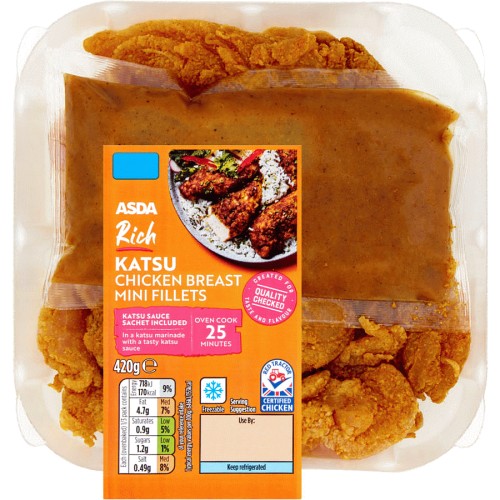 ASDA Rich Katsu Chicken Breast Mini Fillets (420g) - Compare Prices ...