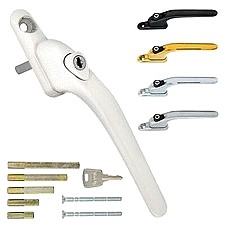 Espag Window Handle Universal Inline Key Locking for UPVC Double Glazing Versa - Compare Prices ...