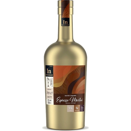 The Infusionist Salted Caramel Espresso Martini Flavour Cocktail (50cl ...