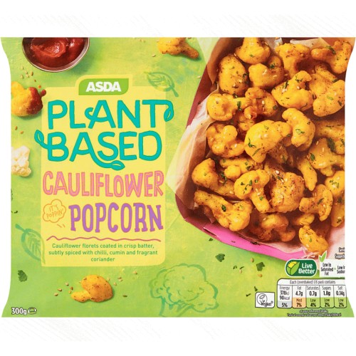Plant Based by ASDA Vegan Cauliflower Popcorn (300g) - Compare Prices ...