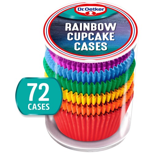 Dr Oetker 72 Rainbow Cupcake Cases 72 Compare Prices Where To