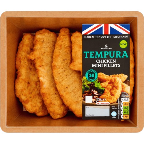 Morrisons Tempura Chicken Mini Fillets (300g) - Compare Prices & Where ...