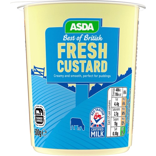 ASDA Fresh Custard (500g) - Compare Prices & Where To Buy - Trolley.co.uk