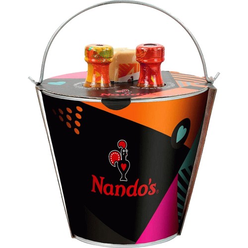 Nando's Metal Bucket with Peri-Peri Sauces and Perinaise - Compare ...