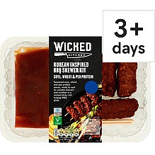 Wicked Kitchen Korean Inspired Bbq Skewer Kit (350g) - Compare Prices ...