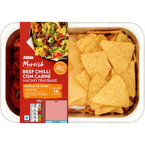 ASDA Moreish Beef Chilli Con Carne Nacho Traybake (358g) - Compare Prices & Where To Buy ...