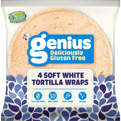 Genius Gluten Free Plain Wraps (4) - Compare Prices & Where To Buy ...