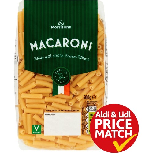 Morrisons Macaroni (500g) - Compare Prices & Where To Buy - Trolley.co.uk