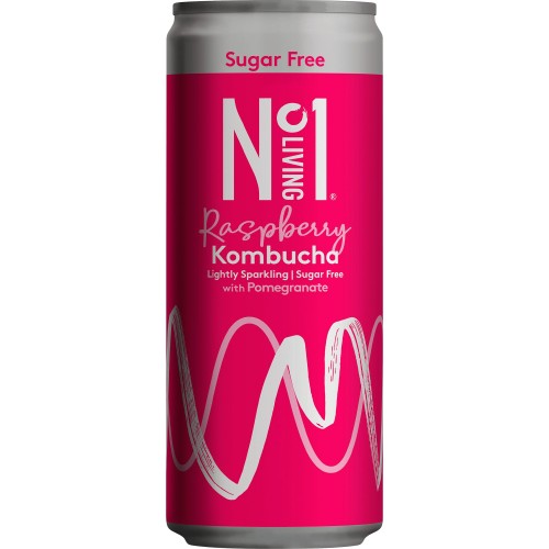 No.1 Living Sugar Free Kombucha Raspberry with Pomegranate - Compare ...