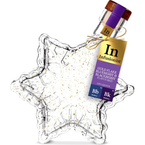 The Infusionist 23ct Gold Flake Blueberry And Blackberry Flavoured Gin ...