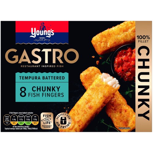 Youngs Gastro 2 Tempura Battered Fish Fillets 270g Compare Prices