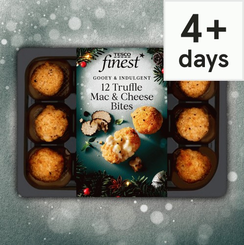 Tesco Finest 12 Truffle Mac & Cheese Bites (240g) - Compare Prices ...