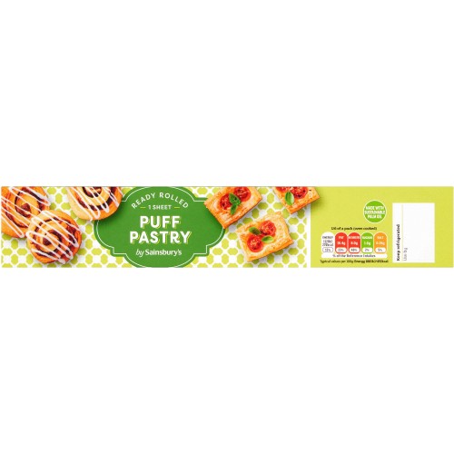 Jus-Rol Puff Pastry Ready Rolled Sheet (320g) - Compare Prices ...