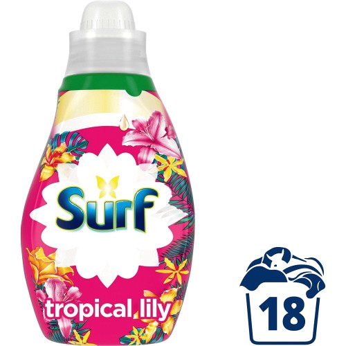 Surf Tropical Lily Concentrated Liquid Laundry Detergent 18 Washes ...