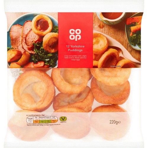 Co-op 12 Yorkshire Puddings (220g) - Compare Prices & Where To Buy ...