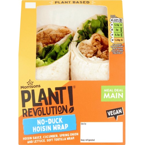 Morrisons Plant Revolution No Hoisin Duck Wrap (197g) - Compare Prices ...
