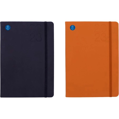 Tesco A5 Black Tan 2023 Soft Touch Diary - Compare Prices & Where To ...