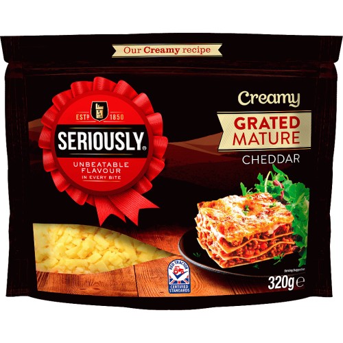 Seriously Creamy Mature Cheddar (350g) - Compare Prices - Trolley.co.uk