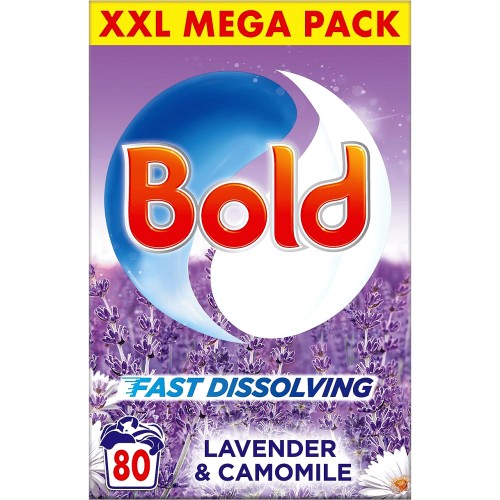 Bold 2in1 Washing Powder Lavender & Camomile 40 Washes (2.6kg ...