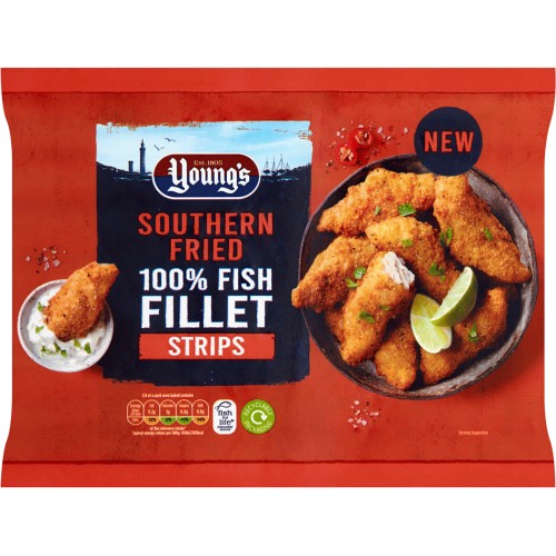 Young's Southern Fried 100% Fish Fillet Strips (450g) - Compare Prices ...