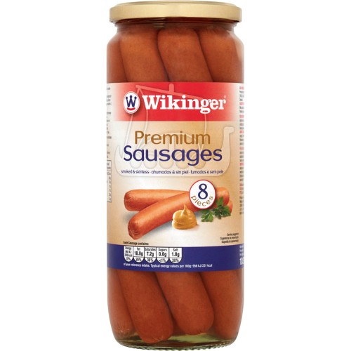 Wikinger 8 Premium Sausages (1030g) - Compare Prices & Where To Buy ...