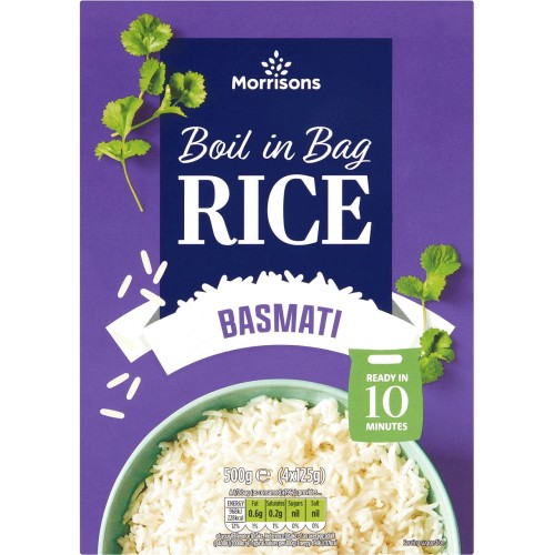 Co-op Boil in the Bag Basmati Rice (4 x 125g, 500g) - Compare Prices ...