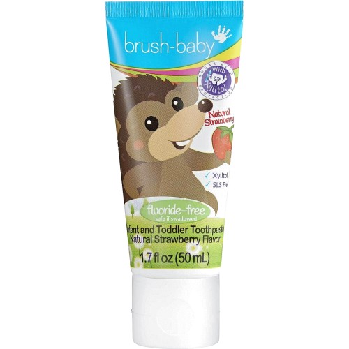 Brush-Baby Strawberry Fluoride Free Toothpaste 0-2 Yrs - Compare Prices ...