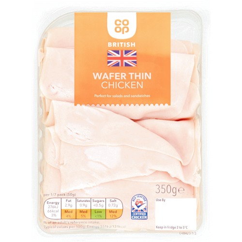 Co-op British Wafer Thin Chicken (350g) - Compare Prices & Where To Buy ...