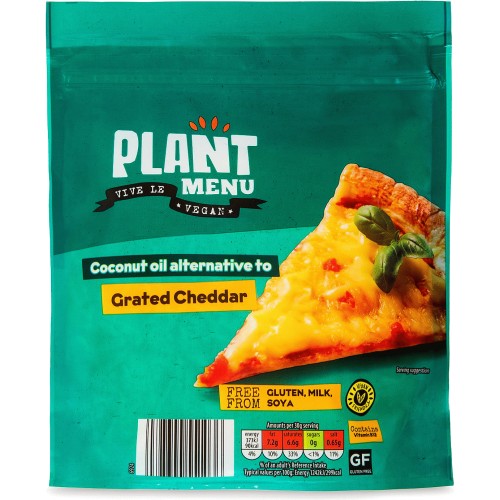 Plant Menu Coconut Oil Alternative To Grated Cheddar - Compare Prices ...