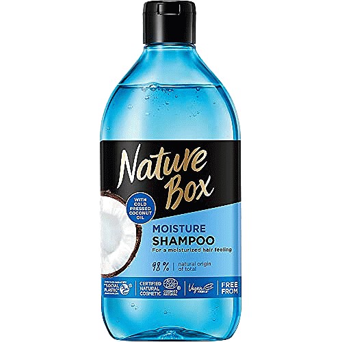 Nature Box Moisture Vegan Shampoo with 100% Cold Pressed Coconut Oil ...