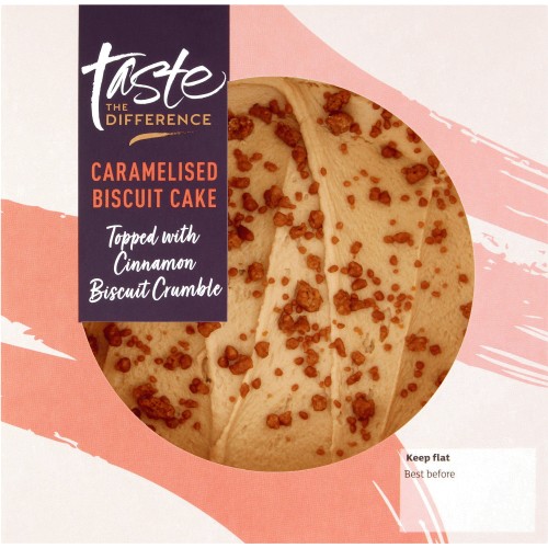 Sainsbury's Caramelised Biscuit Cake Taste the Difference (370g ...