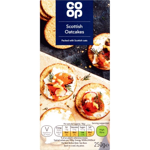 Co-op Scottish Oatcakes (250g) - Compare Prices & Where To Buy ...