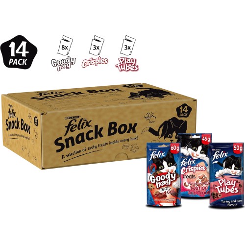 Felix Mix Cat Treat Snack Box (765g) - Compare Prices & Where To Buy ...