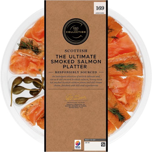 M&S The Ultimate Smoked Salmon Platter (471g) - Compare Prices & Where ...