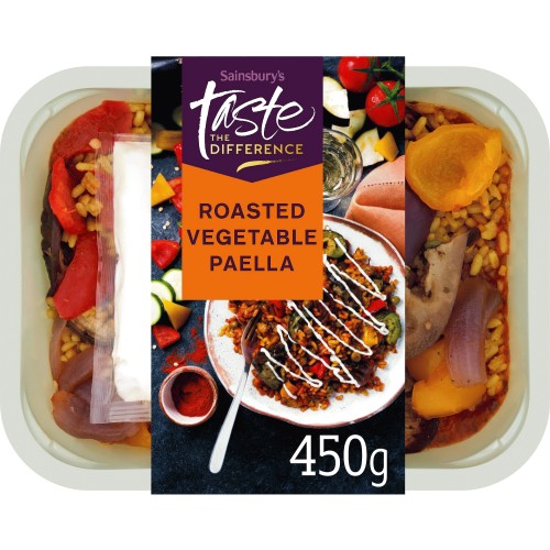 Sainsbury's Roasted Vegetable Paella Taste the Difference (Serves 1 ...
