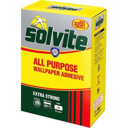 Solvite 20 Roll All Purpose Wallpaper Adhesive (370g) - Compare Prices ...