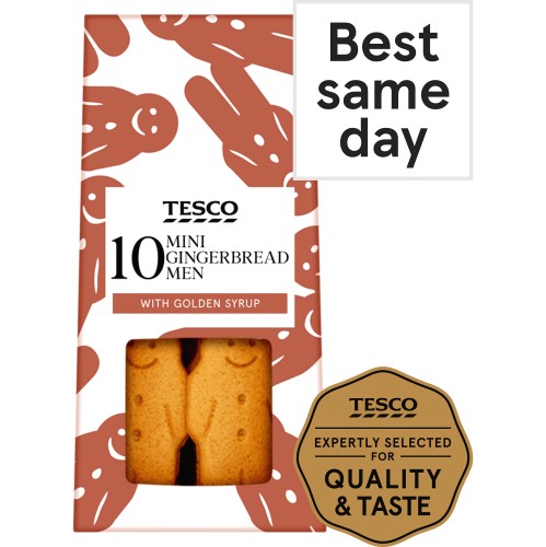Tesco 30 Mini Easter Gingerbread Biscuits 330g Compare Prices