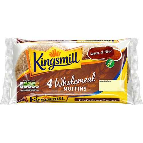 Kingsmill 4 Wholemeal Muffins (4) - Compare Prices & Where To Buy ...